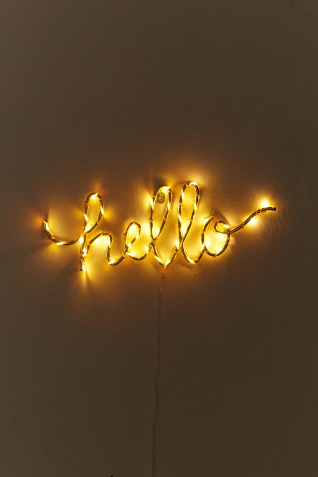 Hello Light Sculpture | Urban Outfitters