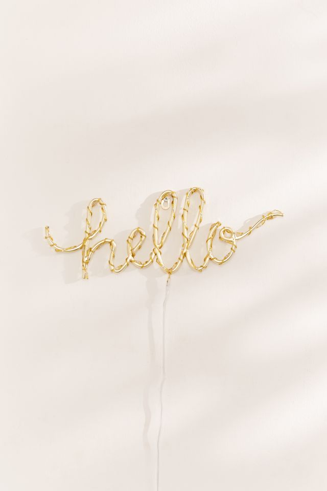 Hello Light Sculpture | Urban Outfitters