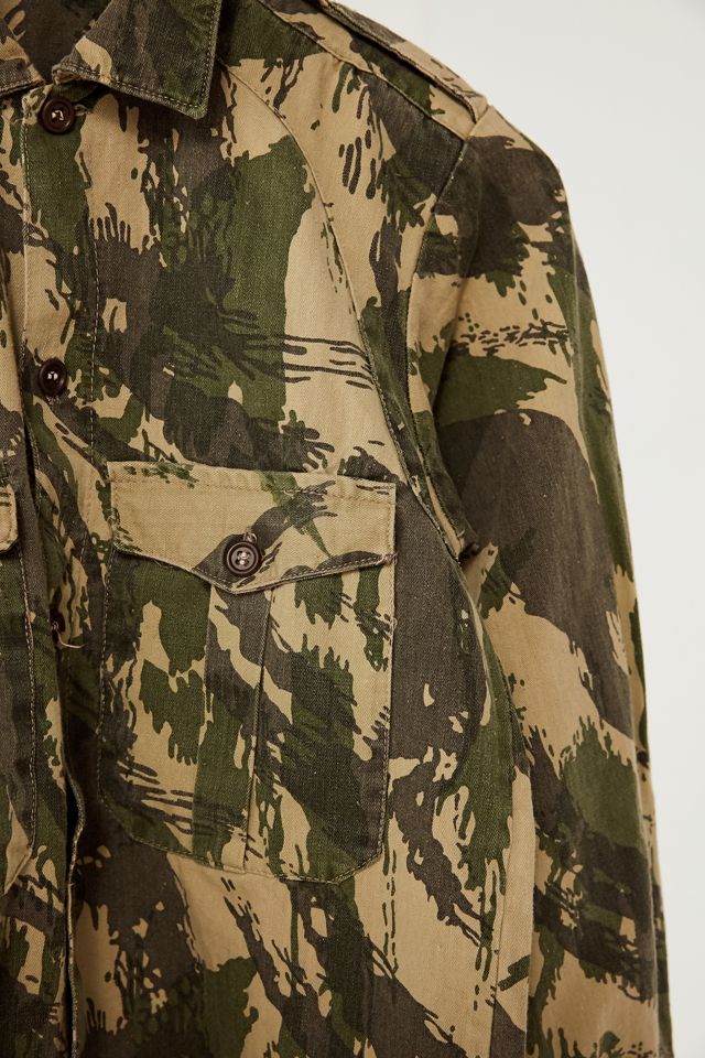 Vintage Abstract Camo Button-Down Shirt | Urban Outfitters