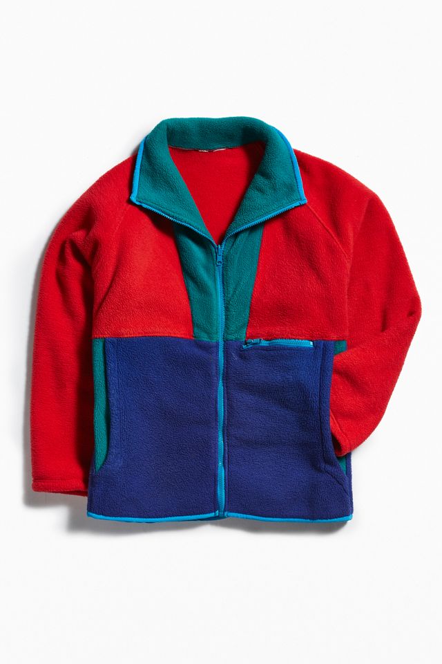 Vintage Sierra Designs Colorblocked Polar Fleece Jacket | Urban ...
