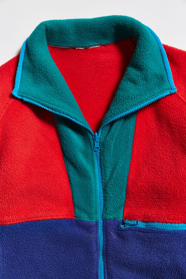 Vintage Sierra Designs Colorblocked Polar Fleece Jacket | Urban ...