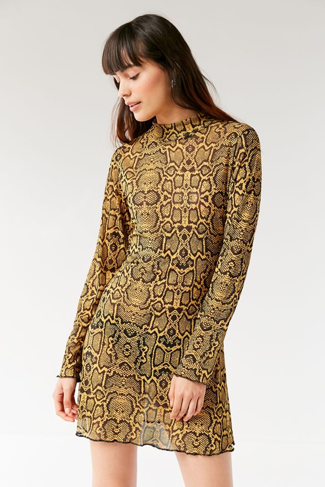 The Ragged Priest Slither Sheer Dress | Urban Outfitters Canada