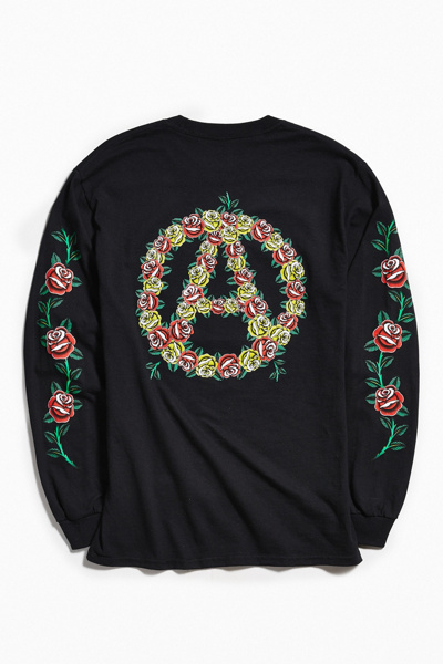 Flower Anarchy Long Sleeve Tee | Urban Outfitters