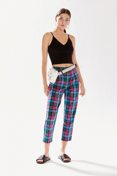 Urban Renewal Remnants Color Pop Plaid Pant | Urban Outfitters