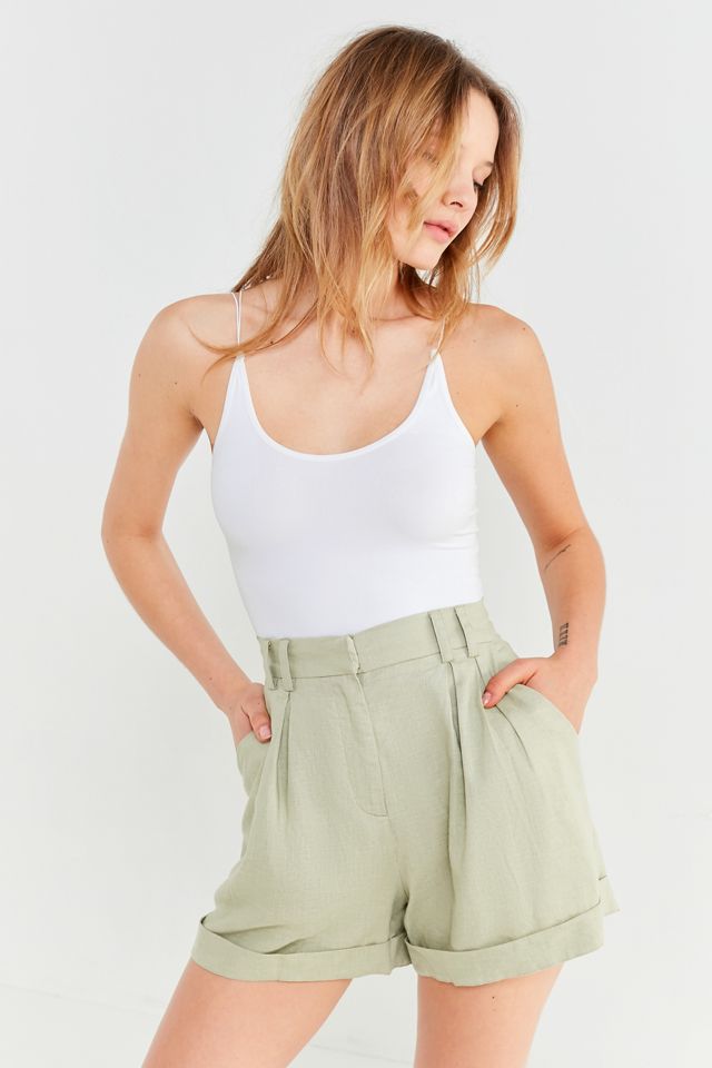 EVIDNT High-Rise Pleated Short | Urban Outfitters Canada