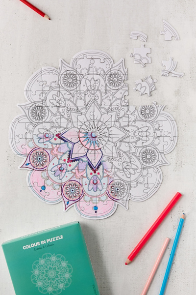 Color-In Mandala Puzzle | Urban Outfitters