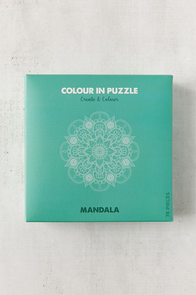 Color-In Mandala Puzzle | Urban Outfitters