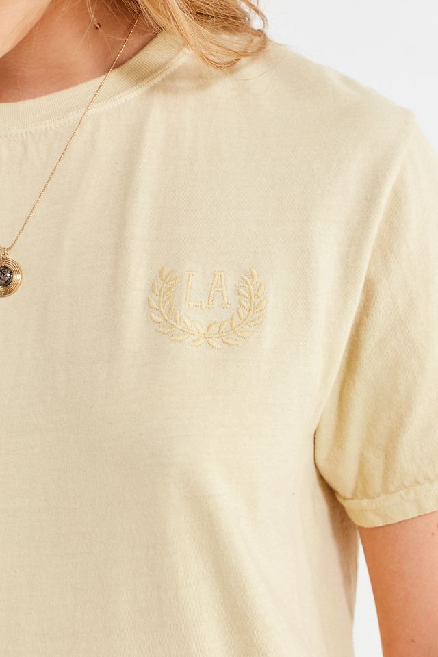 Project Social T Tonal Embroidered Crest Tee | Urban Outfitters