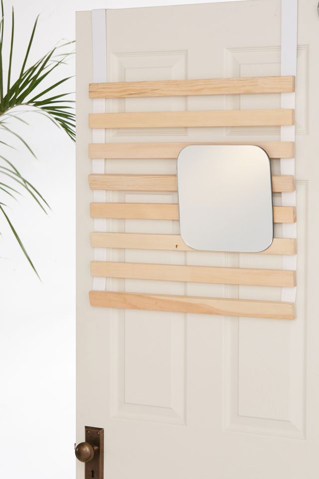 Keane Multi-Use Slatted Over-The-Door Storage Rack | Urban Outfitters