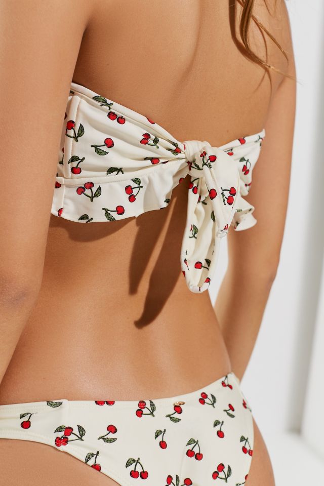 For Love And Lemons Mon Cheri Ruffle Bandeau Bikini Top Urban