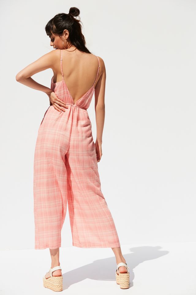 UO Audra Gingham Jumpsuit | Urban Outfitters
