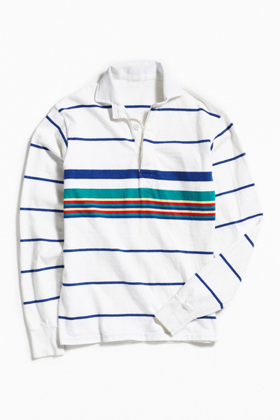 Vintage Engineered Stripe Rugby Shirt | Urban Outfitters Canada