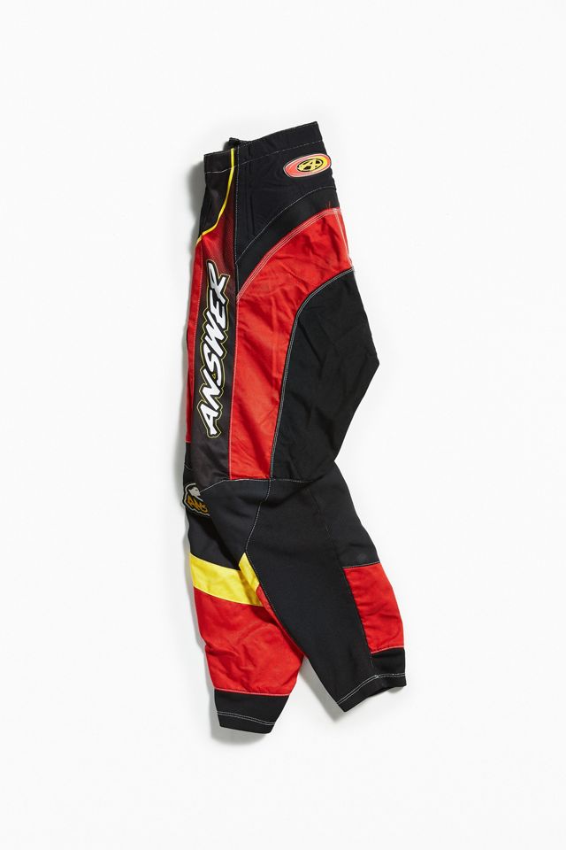 Vintage Answer Red + Black Moto Pant | Urban Outfitters Canada