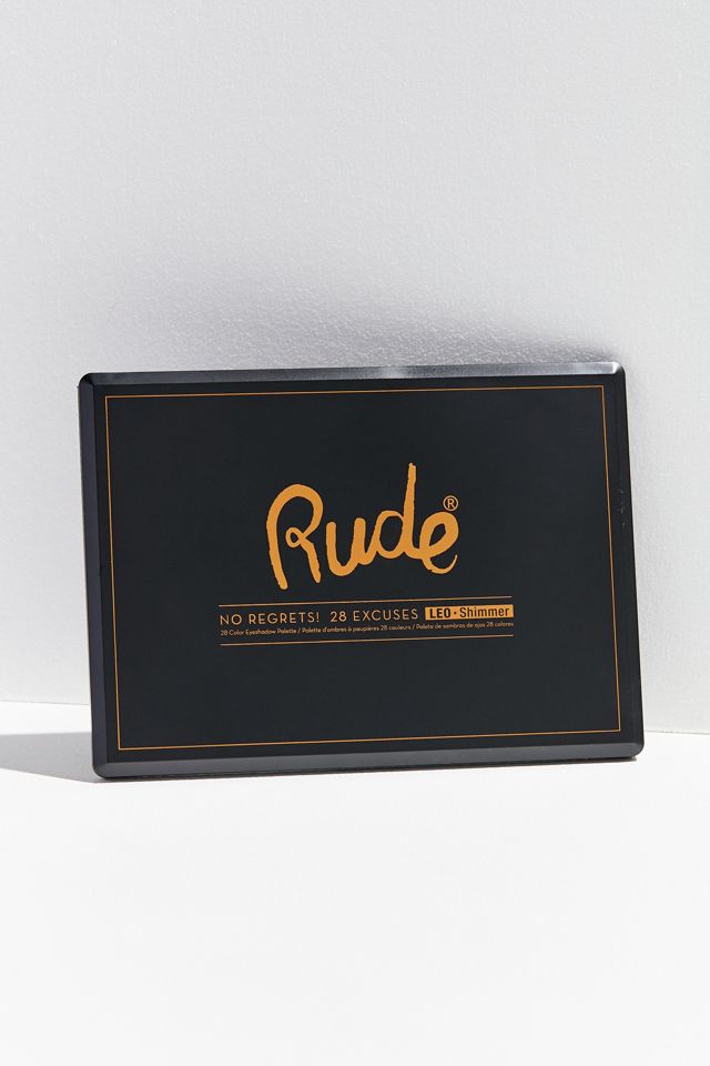 Rude Cosmetics No Regrets! 28 Shimmer Eye Shadow Palette | Urban ...