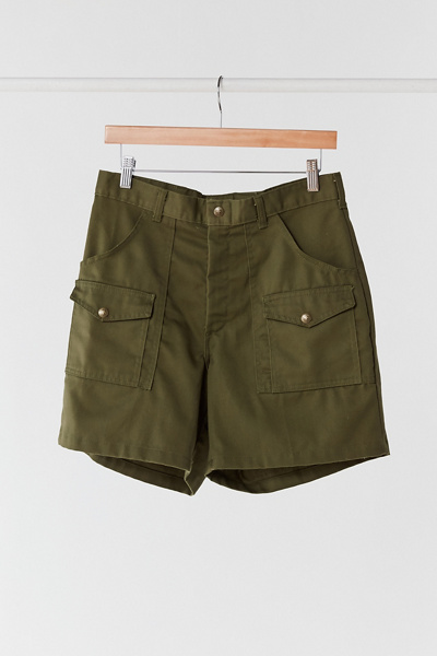 Vintage Olive Scout Short | Urban Outfitters Canada
