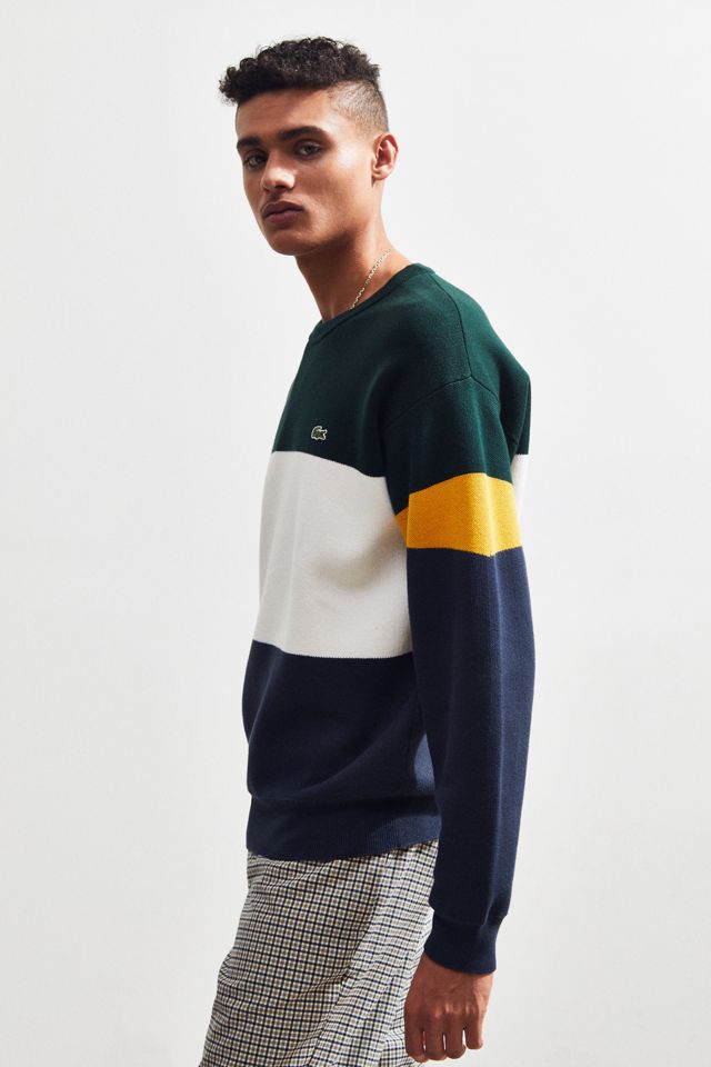 Lacoste Colorblock Sweater | Urban Outfitters Canada