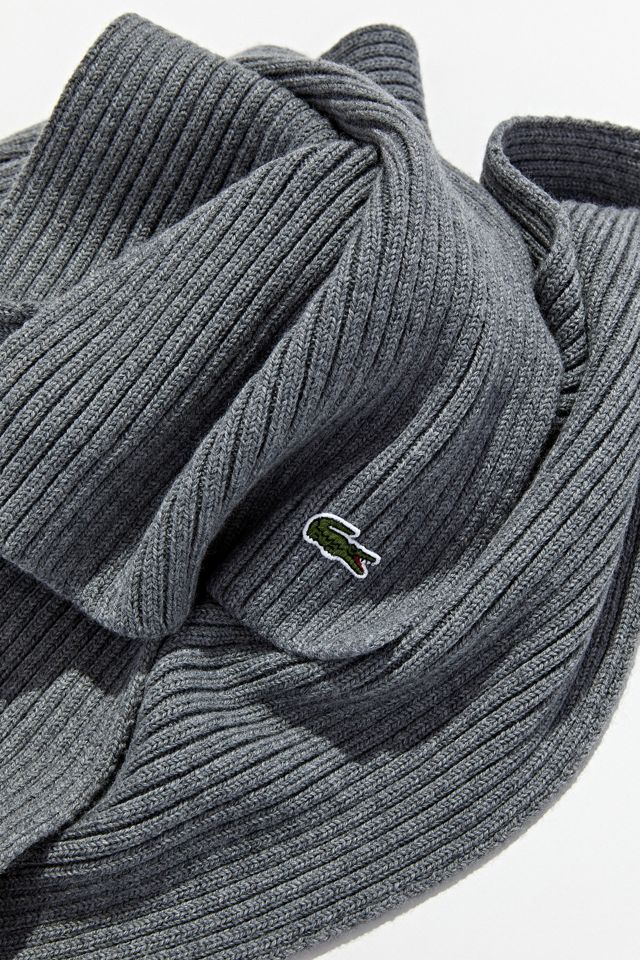 Lacoste Ribbed Wool Scarf | Urban Outfitters