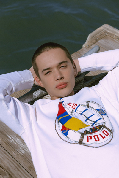 Polo Ralph Lauren Regatta Life Saver Crew Neck Sweatshirt | Urban ...