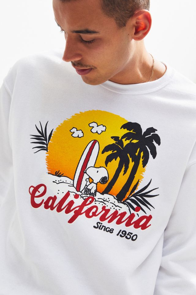 Snoopy California Crew Neck Sweatshirt | Urban Outfitters
