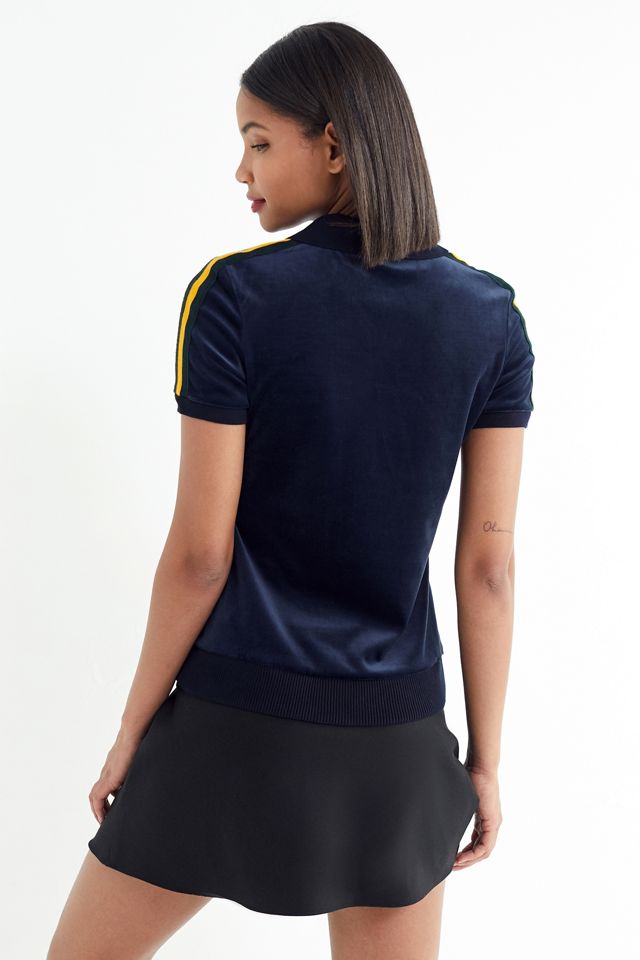 Lacoste Velvet Polo Shirt | Urban Outfitters