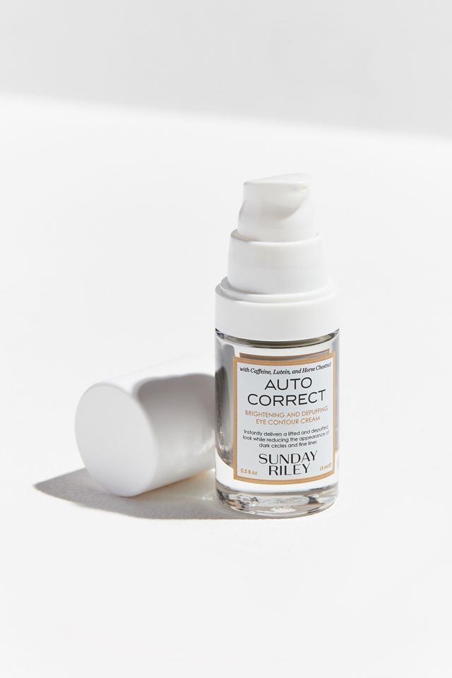 Sunday Riley Auto Correct Brightening + Depuffing Eye Contour Cream ...