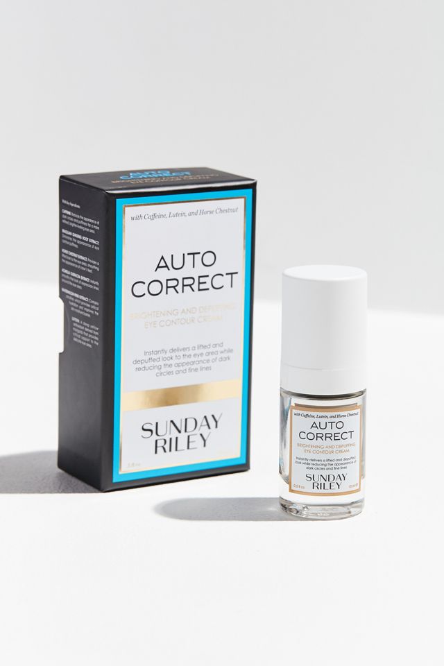 Sunday Riley Auto Correct Brightening + Depuffing Eye Contour Cream ...