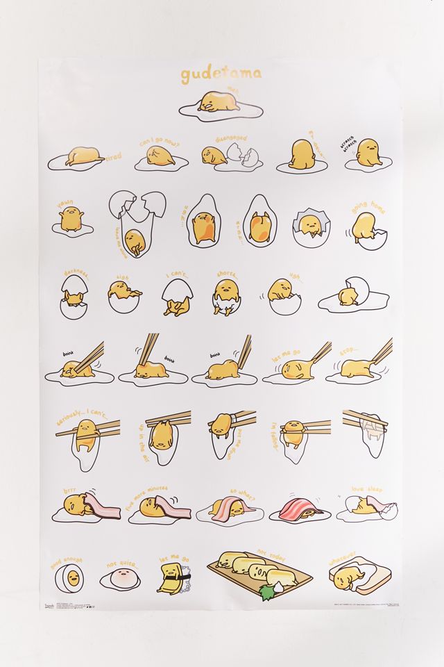 Gudetama Poster | Urban Outfitters