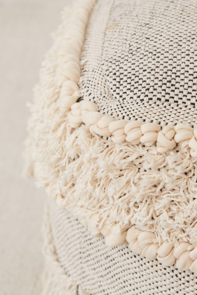 Boho Textured Pouf | Urban Outfitters