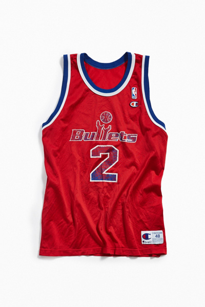 Vintage Champion Chris Webber Washington Bullets Basketball Jersey ...
