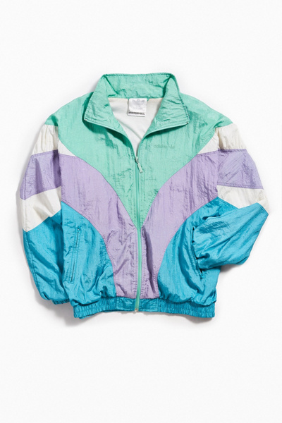 Vintage adidas Mint Windbreaker Jacket | Urban Outfitters Canada