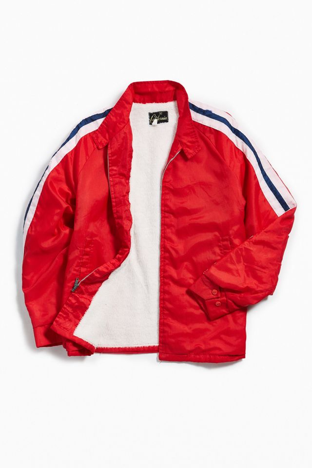 Vintage Sherpa Lined Red Coach Jacket | Urban Outfitters Canada