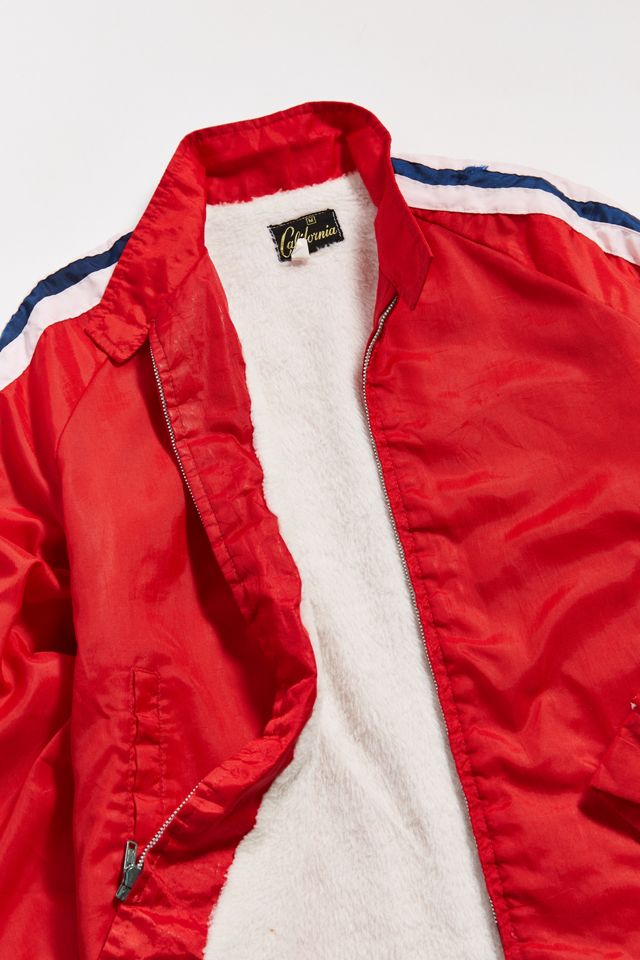 Vintage Sherpa Lined Red Coach Jacket | Urban Outfitters Canada