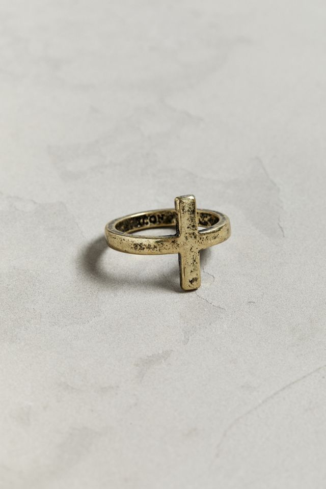 Icon Brand Wrapped Cross Ring | Urban Outfitters