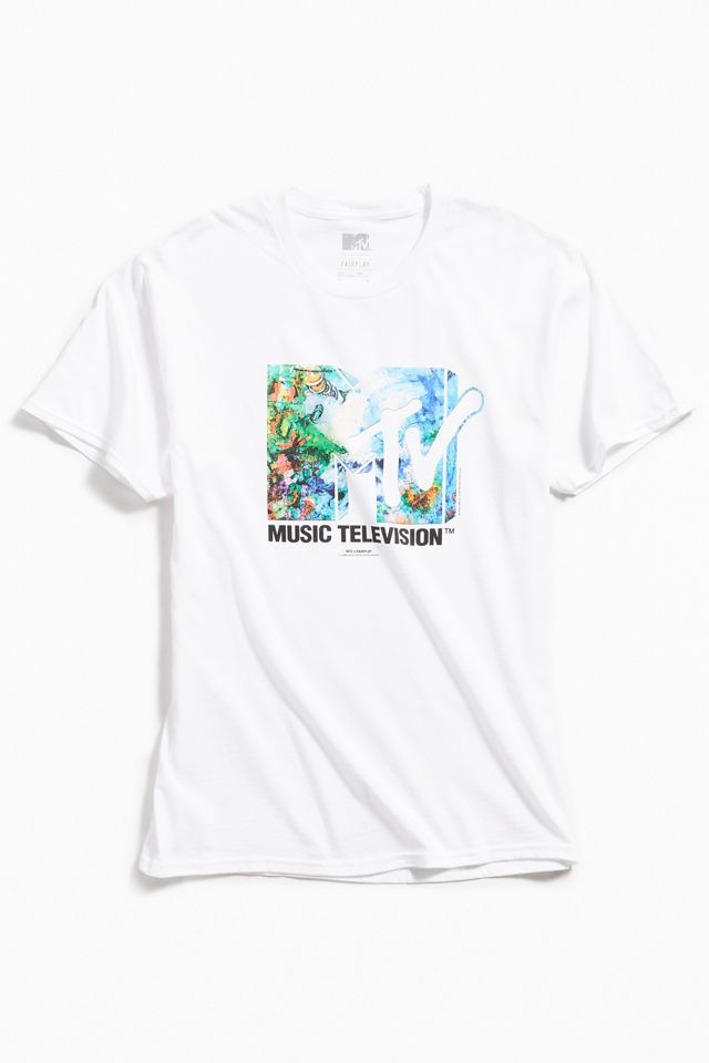 FairPlay X MTV Coral Logo Tee | Urban Outfitters