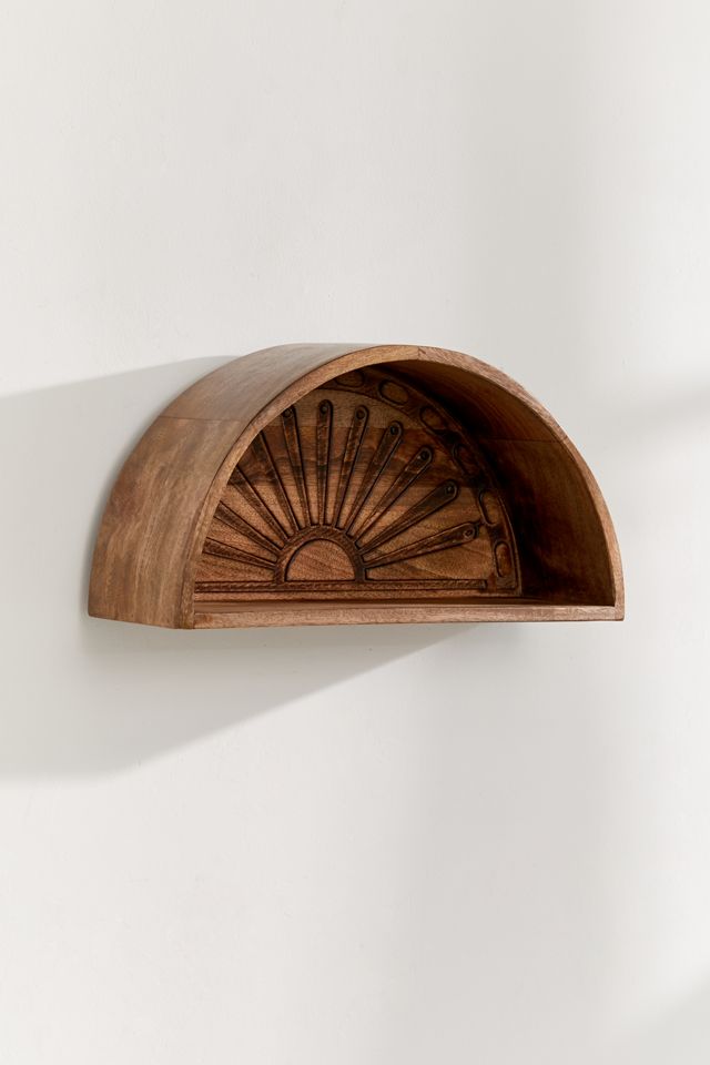 Sunset Wooden Wall Shelf | Urban Outfitters