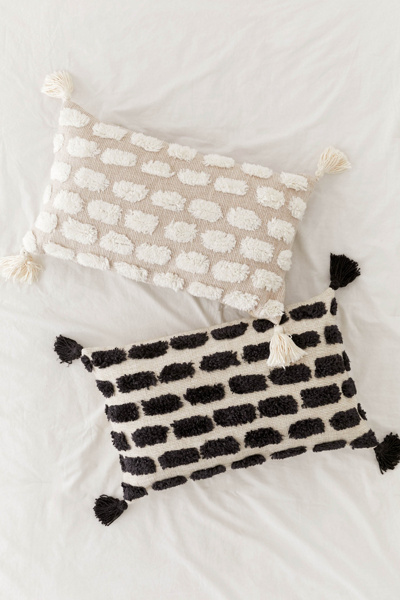 Tilly Tufted Tassel Bolster Pillow | Urban Outfitters