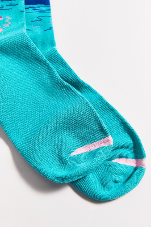 Flamingo Scene Sock | Urban Outfitters
