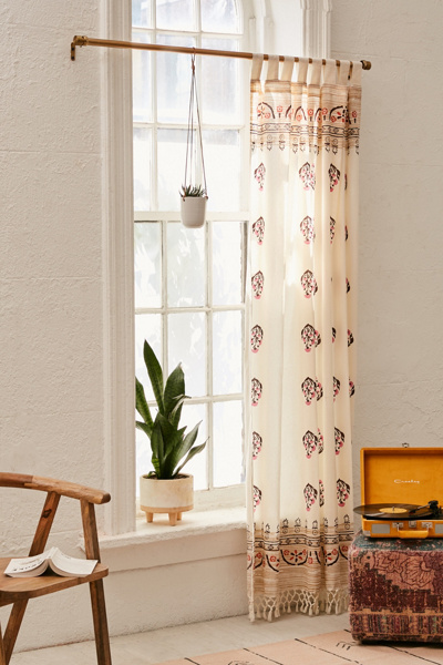 Sofi Block Print Window Panel | Urban Outfitters