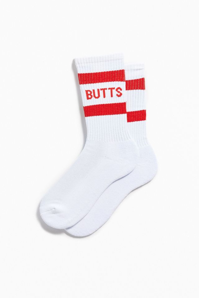 Butts Stripe Sport Crew Sock | Urban Outfitters