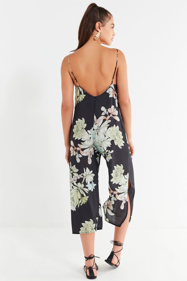 STILLWATER Floral Side-Slit Jumpsuit | Urban Outfitters