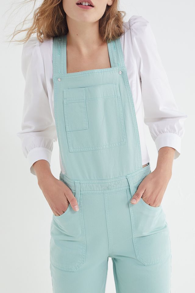 LF Markey Fitted Flare Dungaree Overall - Mint | Urban Outfitters