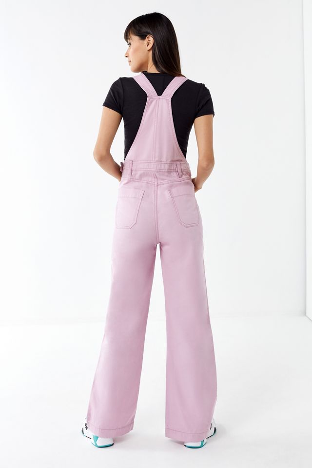 LF Markey Flare Dungaree Overall - Lilac | Urban Outfitters