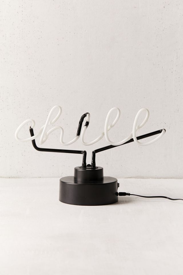 Chill Neon Sign Table Lamp | Urban Outfitters