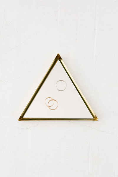 Mirrored Triangle Catch-All Dish | Urban Outfitters