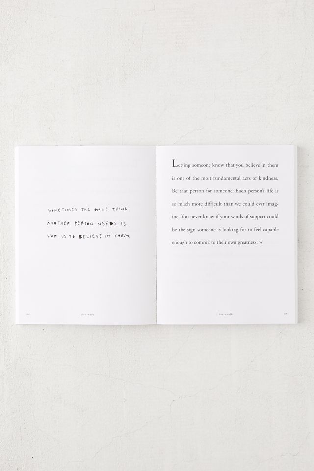 Heart Talk: Poetic Wisdom for a Better Life By Cleo Wade | Urban Outfitters