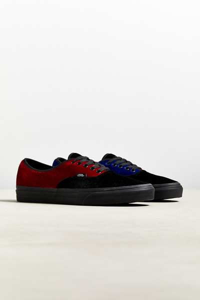 Vans Authentic Colorblock Velvet Sneaker | Urban Outfitters