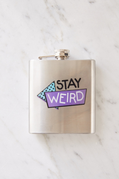 Stay Weird Flask | Urban Outfitters