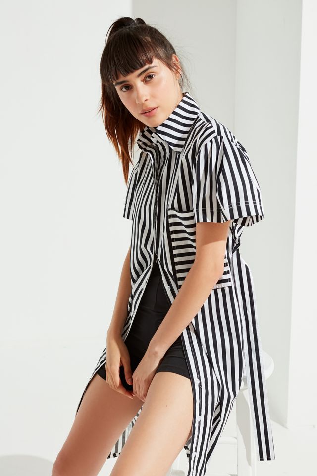 House Of Sunny Loren Striped Shirt Dress | Urban Outfitters