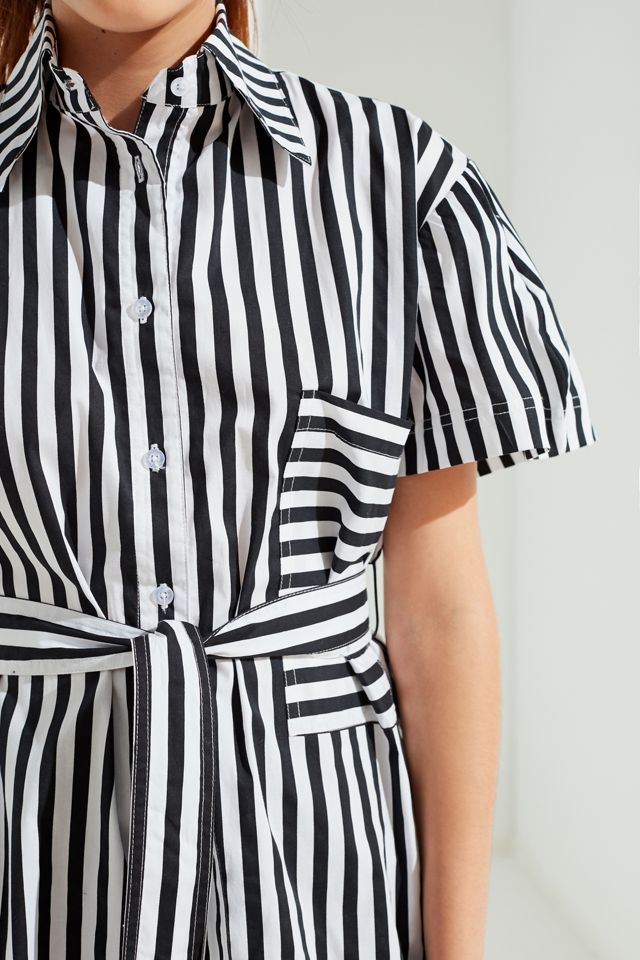 House Of Sunny Loren Striped Shirt Dress | Urban Outfitters