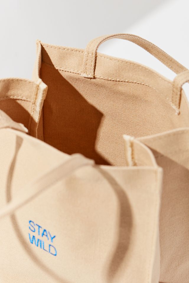 Mini Canvas Square Tote Bag | Urban Outfitters